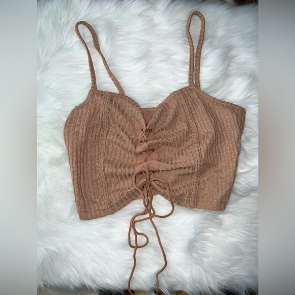 SHEIN | Tops | Tan Cropped Top | Poshmark